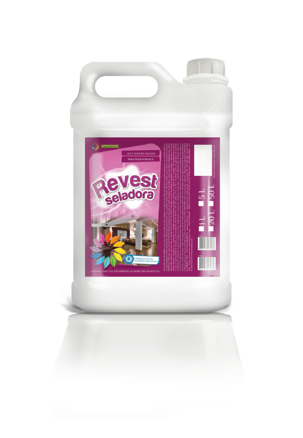 BASE SELADORA 5 LT REVEST SEVEN GEL 1 UN (5621) | Multipack Comercial
