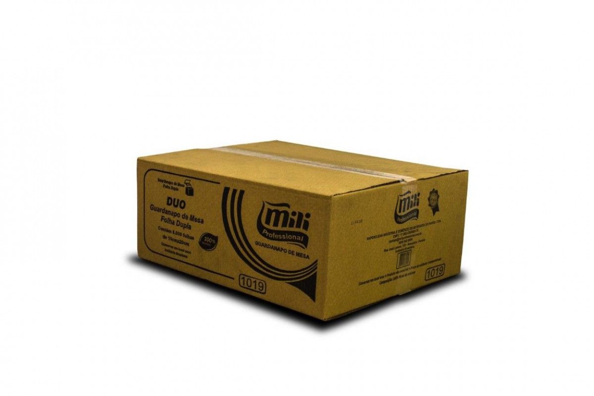 GUARDANAPO FOLHA DUPLA 10X20CM C/8000 14GR MILI (1019) - Embalagens de ...